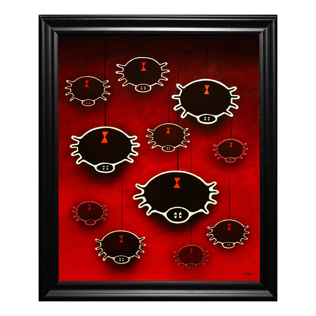 Moon Jelly, Acrylic Art Painting by Autumn Justine Miller – Art of ...