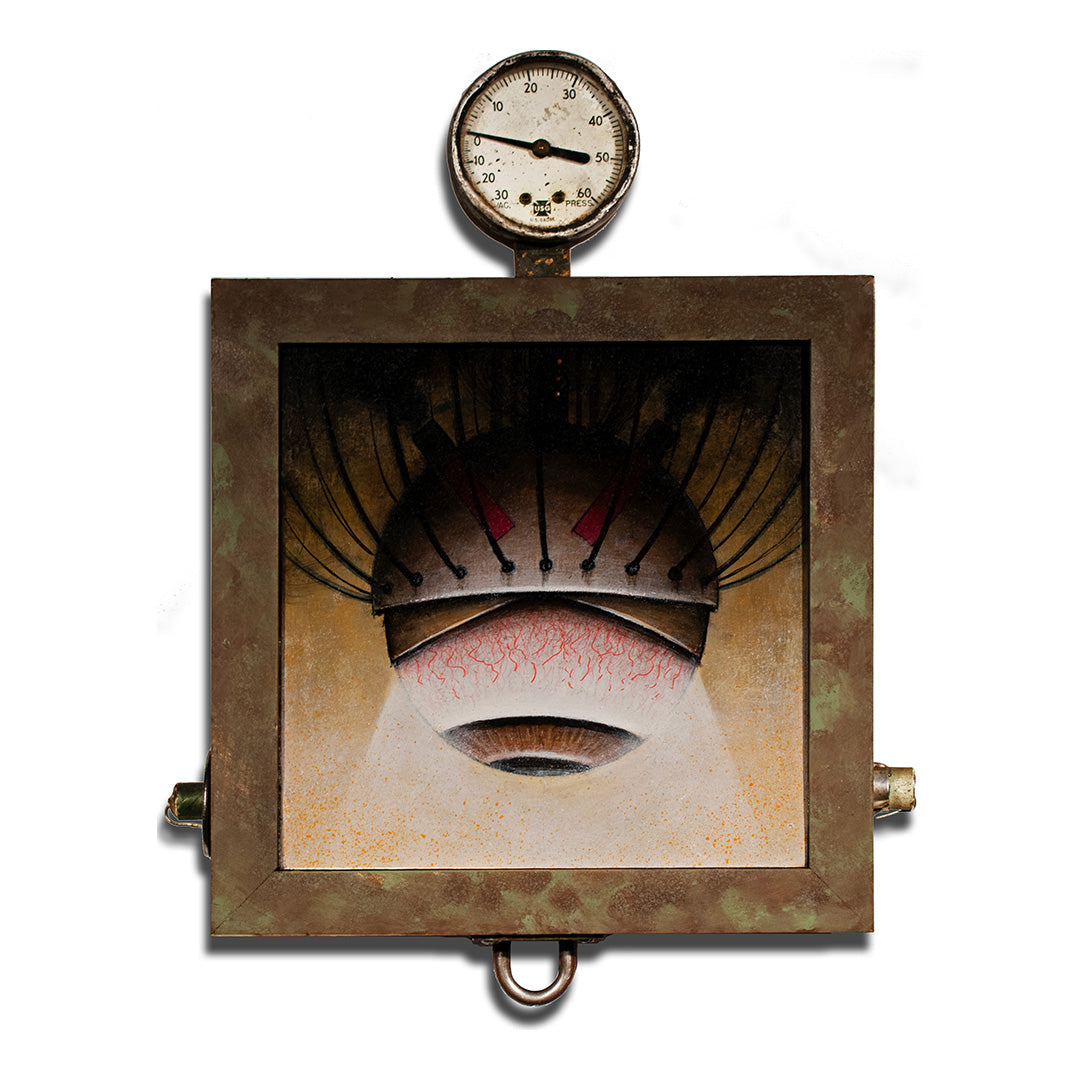 Mechanical Eye with Gauge, Acrylic Art Painting by Autumn Justine ...