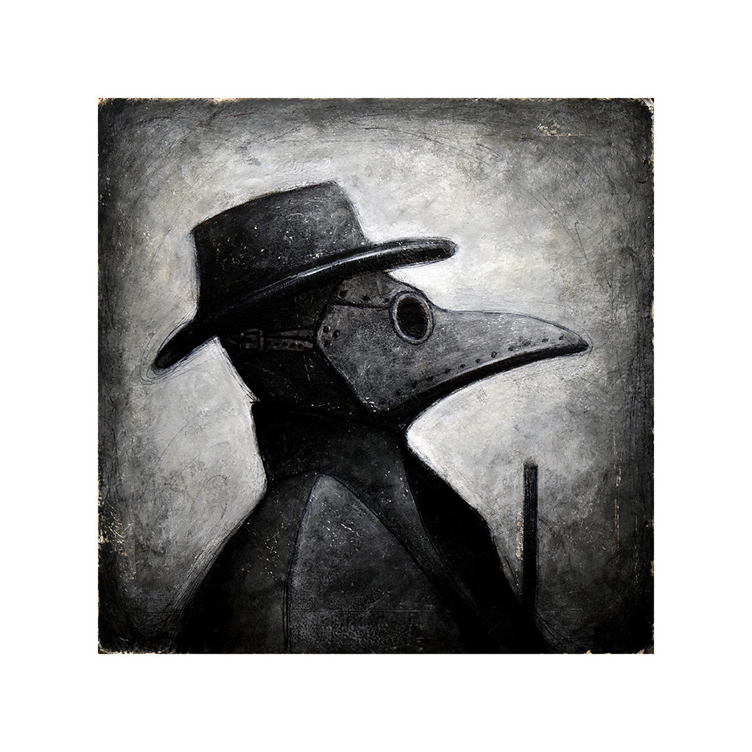 Doctor Profile, Acrylic Art Painting by Autumn Justine Miller – Art of ...